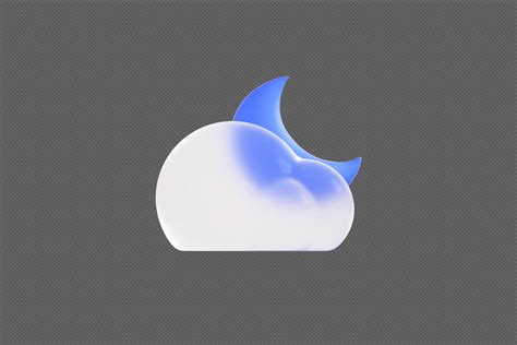 크리 에이 티브 C4d 유리 프로스트 스타일 날씨 아이콘 3d 스테레오 모델 Png 일러스트 무료 다운로드 Lovepik