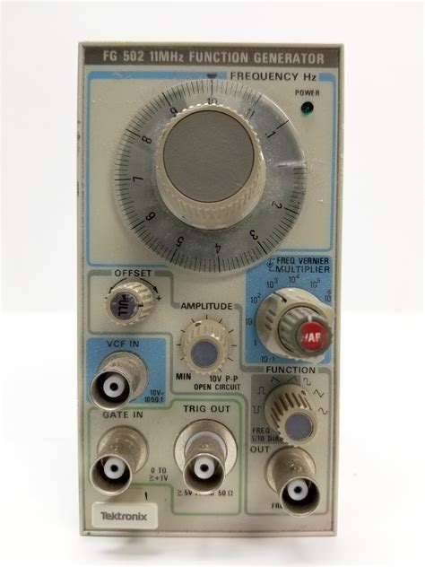 Tektronix Fg 502 11 Mhz Function Generator Signal Generators Bmi Surplus
