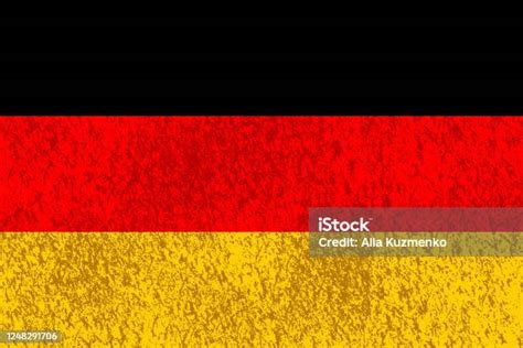 독일의 국기입니다 제곱 그런지 배경입니다 독일 국가 기호입니다 템플릿 디자인 벡터 그림 배너 3차원 형태에 대한 스톡 벡터 아트 및 기타 이미지 Istock