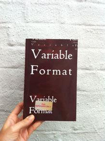 Variable Formats And