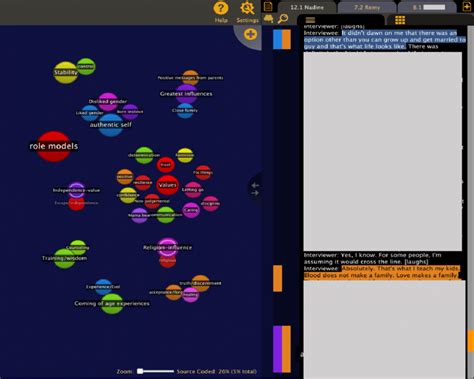 Sample Of Qualitative Data Coding In Quirkos V221 Download