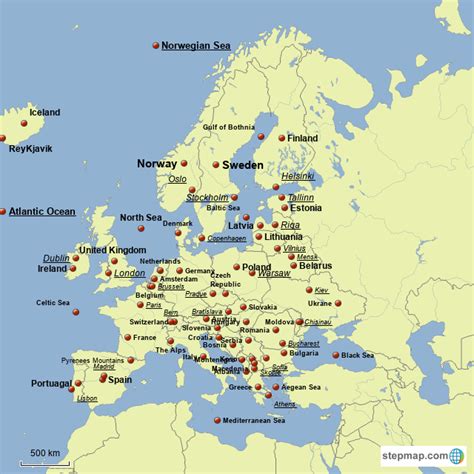 Stepmap Europe Map Assignment Big Landkarte Für Germany