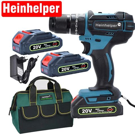 무선 임팩트 드릴 전기 스크루 드라이버 미니 무선 전원 드라이버 Dc 2000mah 리튬 이온 배터리 12 인치전기 스크루드라이버 Aliexpress