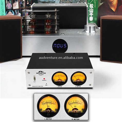 Analog Vu Meter Panel Sound Level Indicator For Amplifiers