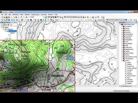 How To Digitize Automatic A Scanned Topographic Map With ArcGIS YouTube