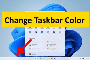 How To Change The Taskbar Color In Windows