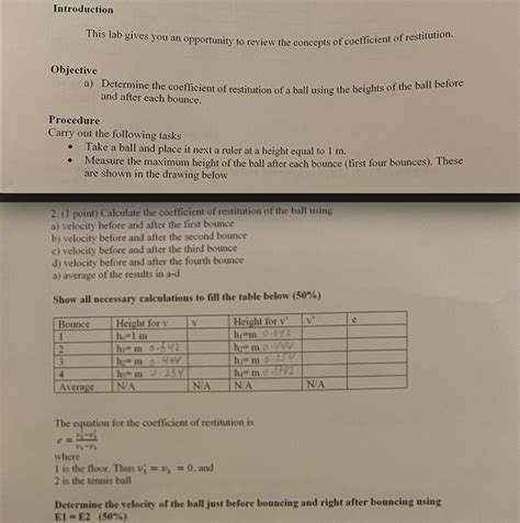 solved i need help in solving this experiment in dynamics