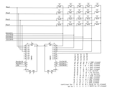 Solved Matrix Keypad Emulation With Cd4051be General Guidance Arduino Forum