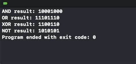 Swift Bitwise Operators Table Examples 3 Use Cases