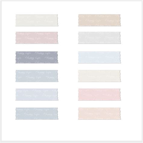 이상입니다 마스킹 테이프 미적 스티커 두들 패턴