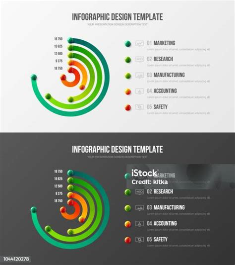 마케팅 분석 프레 젠 테이 션 벡터 일러스트 레이 션 템플릿 번들 3차원 형태에 대한 스톡 벡터 아트 및 기타 이미지 3차원 형태 5가지 개체 개체 그룹 Istock
