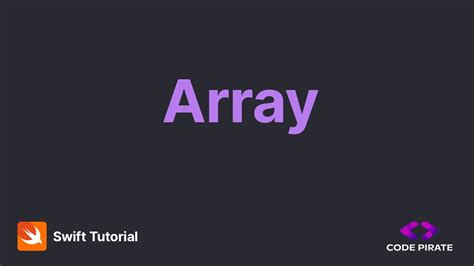Array Swift Tutorial Programmieren Lernen Youtube