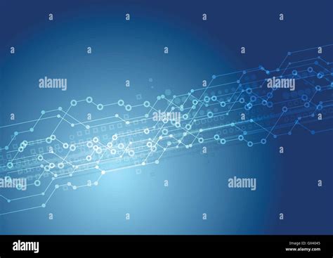 Abstract Tech Geometric Circuit Board Background Vector Design Stock Vector Image And Art Alamy