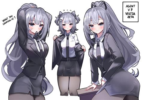 Vestia Zeta Hololive And More Drawn By Rokusketch Danbooru