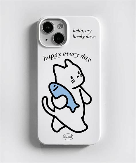 알로오브제 냥이 고양이 카드수납 하드 범퍼케이스 핑크 그린 블루 유니크 아이폰 갤럭시 삼성노트 친구 생일선물 기념일 케이스 위시버킷