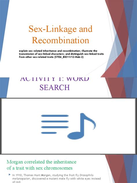 Sex Linkage And Recombination Explained Pdf Phenotypic Trait