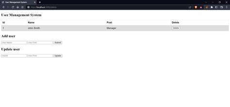 Create A User Management System In Nodejs Codeforgeek