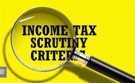 Compulsory Scrutiny Of Itr Returns Itr Scrutiny