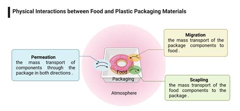 Physical Interactions Between Food And Plastic Packaging Materials Biorender Science Templates