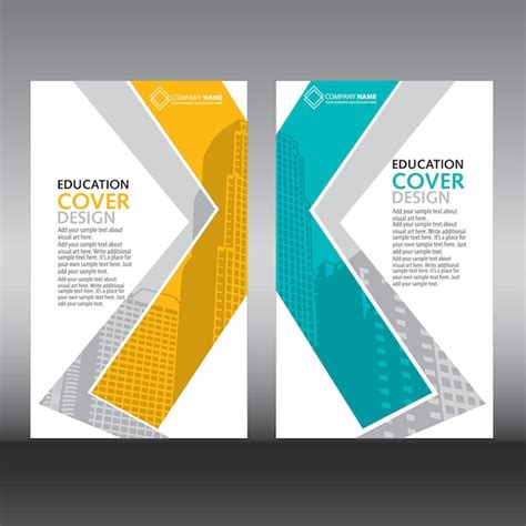 X 스타일 책 표지 디자인 템플릿입니다 프리미엄 벡터