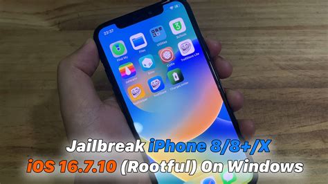Jailbreak Iphone 8 8 X Ios 16 7 10 Rootful On Windows Ictfix