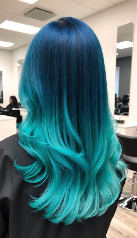 27 Teal Ombre Hair Ideas Stunning Blue Green Blends For A Bold Look