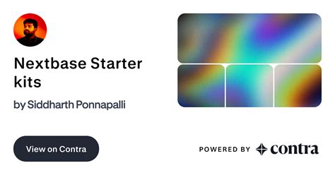 Nextbase Starter Kits By Siddharth Ponnapalli