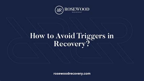 How To Avoid Triggers In Recovery