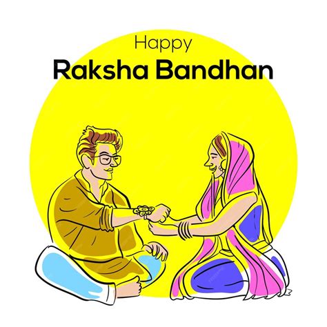 Premium Vector Raksha Bandhan Weaving Memories Of Togetherness Happy