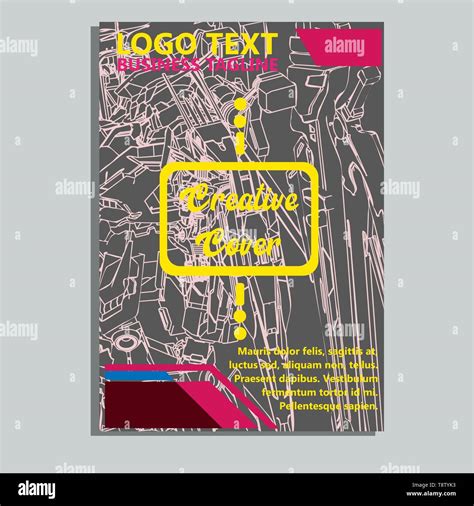 Vector Illustration Robot Sacred Geometry Robot Mock Up Isolated