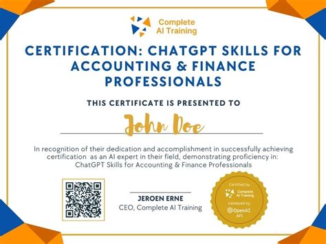 Ai Certifications For Chatgpt