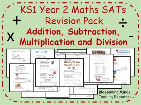 Year 2 Maths Arithmetic Sats Revision Pack Teaching Resources Teaching Year 2 Maths