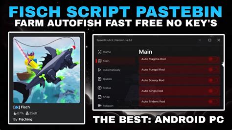 🐟 🎏fisch Script Pastebin Speed Hub The Best Autofarm Fish Obtain