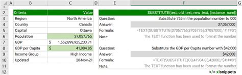 How To Use The Excel SUBSTITUTE Function Xlsnippets