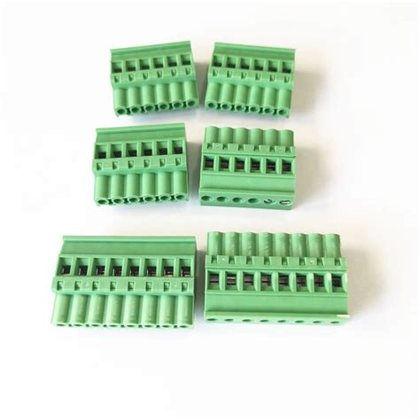 Green Color Pluggable Male Female Pcb Pluggable 508mm Terminal Block