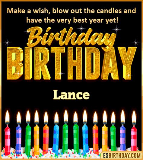 Happy Birthday Lance  🎂 Images Animated Wishes【28 S】