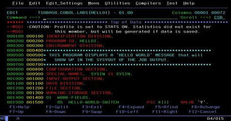Adrian Hall On Linkedin Ive Started Doing A Course On Ibm Mainframes And Cobol Mostly Out Of