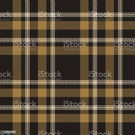 타탄 체크 격자 무늬 패턴 원활한 벡터 배경입니다 모던한 텍스타일 디자인의 짙은 회색과 금색의 헤링본 체크 무늬 픽셀 텍스처 0명에 대한 스톡 벡터 아트 및 기타 이미지