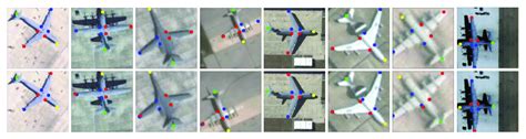 Examples Of Aircraft Keypoint Detection Results On A Testing Dataset