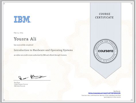 Yousra Ali On Linkedin Ibm Certification Hardware Operatingsystems Learning Tech