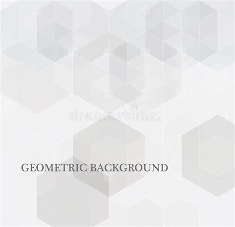 Vector Abstract Science Background Hexagon Geometric Design Stock Illustration Illustration