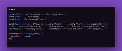 es6 a beginners guide array helpers dev community