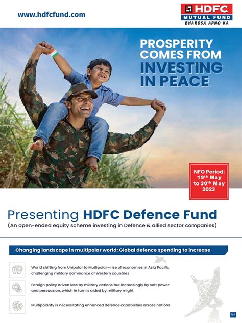 Leaflet Hdfc Defence Fund Nfo May 2023 2 Pdf Economic Growth Investing