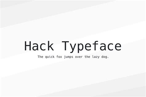 Hack Typeface Font Download Free