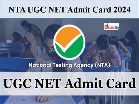 UGC NET Admit Card June Download Link OUT