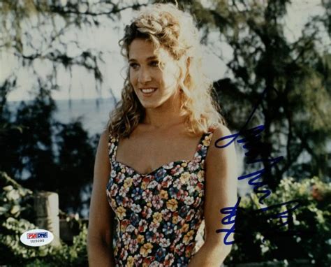 Sarah Jessica Parker Signed Sex In The City 8x10 Photo Psa Pristine Auction