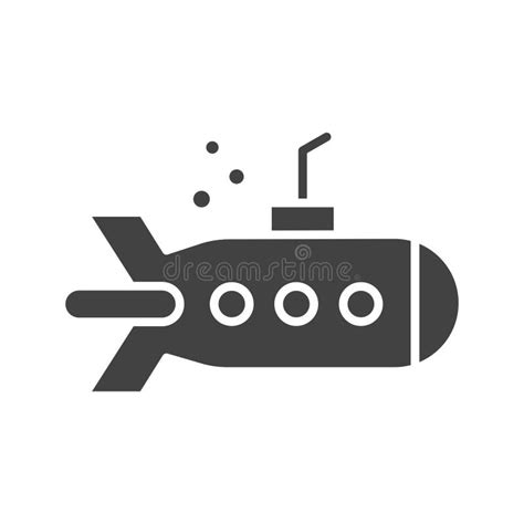 Submarine Icon Vector Image Stock Vector Illustration Of Vector