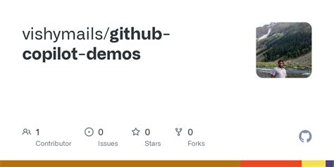 Github Vishymailsgithub Copilot Demos