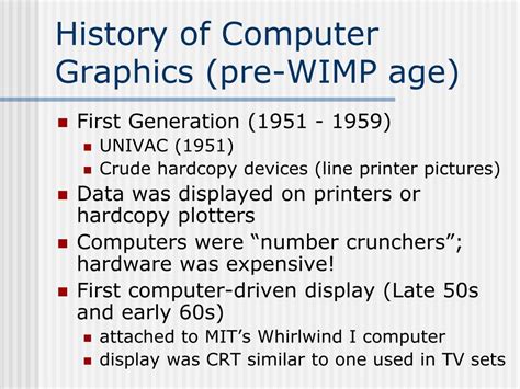 Ppt History Of Computer Graphics Powerpoint Presentation Free Download Id4054990