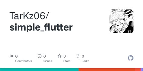 GitHub TarKz Simple Flutter